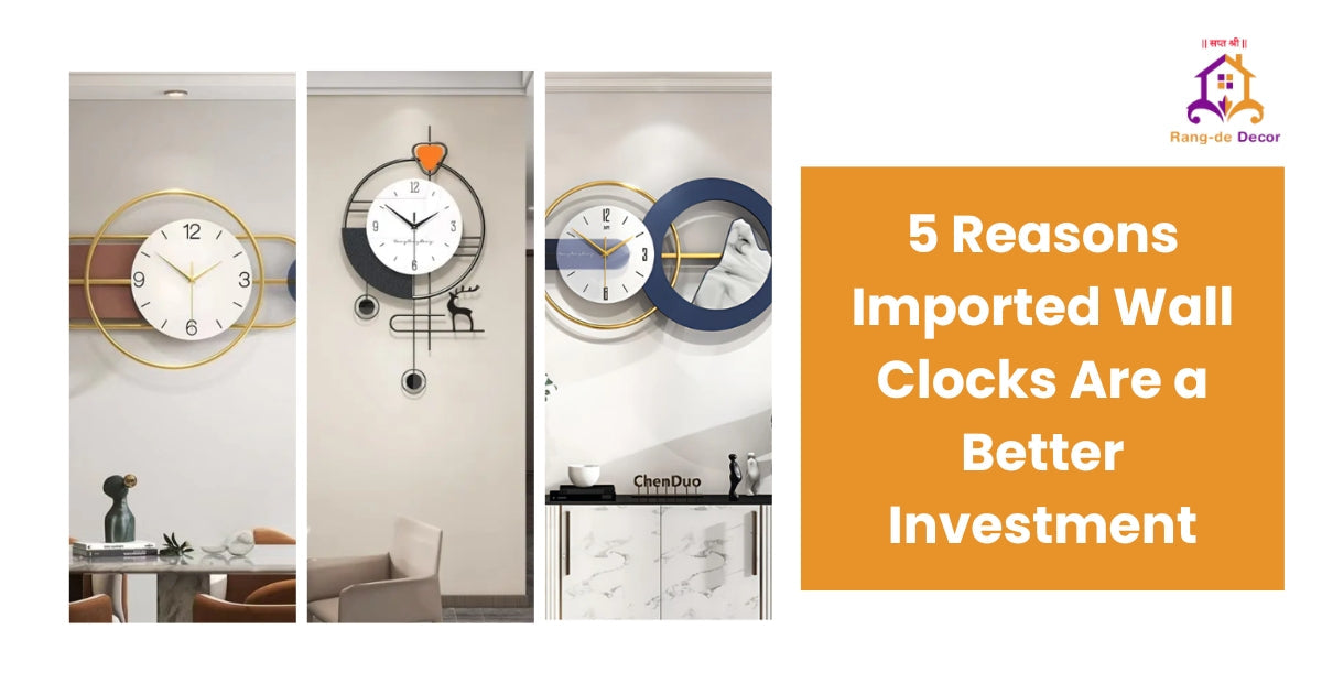 Buy Imported Wall Clocks For Elegant Home Decor – Rangdedecor