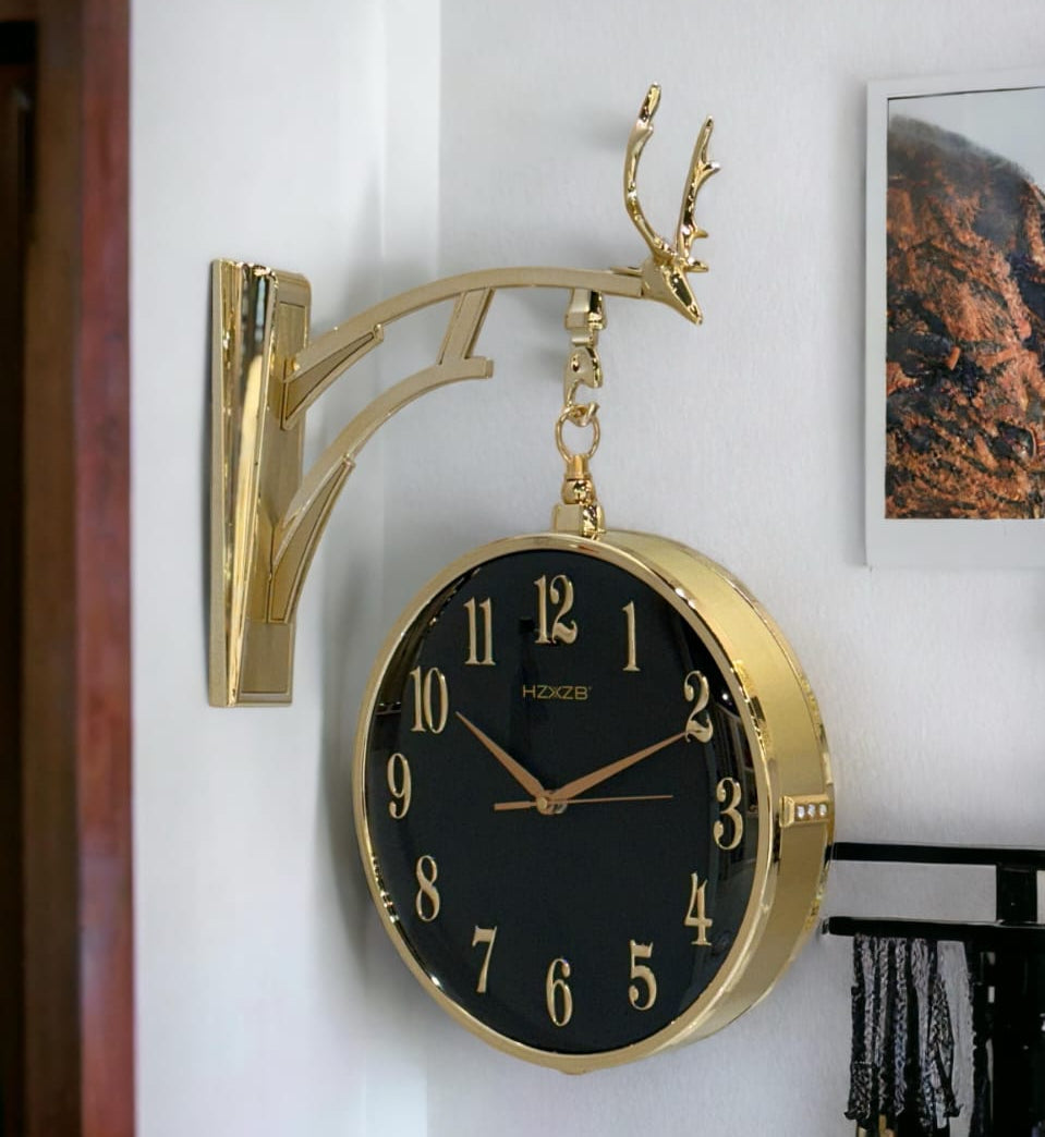Dual Dial Station Clock- Style 2 – Rangdedecor